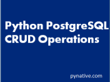 Python Postgresql Crud Insert Update And Delete Table Data