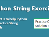 Python String Exercise With Solutions String Programs For Practice