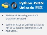 Python Json Encode Unicode And Non Ascii Characters As Is