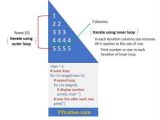 Python Programs To Print Pattern 35 Number Pyramid Star Patterns