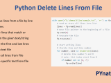 Python Delete Lines From A File 4 Ways Pynative