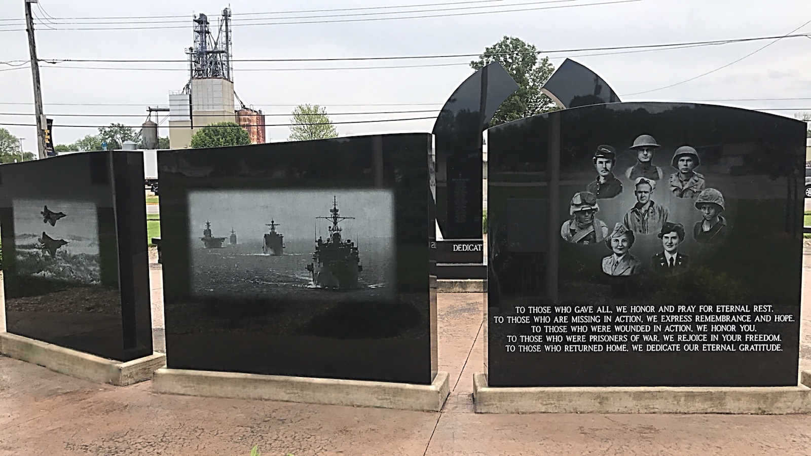 Veterans Memorials - Pyramid Marble and Granite
