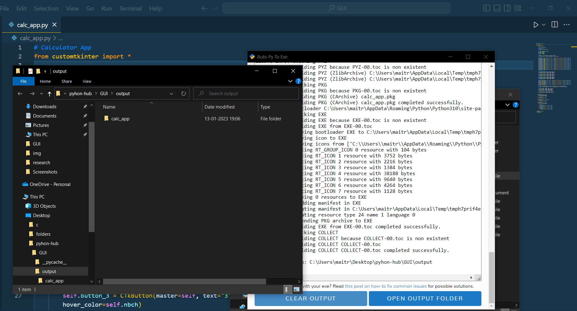 How To Make A Calculator App In Python Customtkinter Python Hub 
