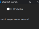 Light Up Your Dark Code Ctkswitch In Customtkinter Python Hub