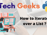 Python How To Iterate Over A List Python Programs