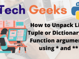 Python How To Unpack List Tuple Or Dictionary To Function Arguments