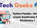 Python Pandas How To Create Dataframe From Dictionary Python Programs