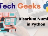 Disarium Number In Python Python Programs