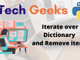 Python Iterate Over Dictionary And Remove Items Python Programs