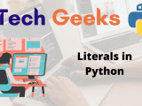 Literals In Python Python Programs