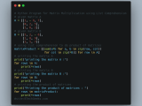 Python Program For Multiplication Of Two Matrices How Do You Do