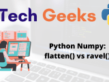 Python Numpy Flatten Vs Ravel Difference Between The Ravel Numpy
