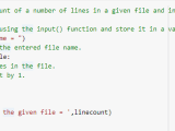 Python Program To Count The Number Of Lines In A Text File Python