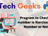 Python Program To Check A Number Is Narcissistic Number Or Not Python