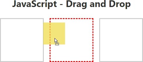 JavaScript Drag and Drop - python tutorials