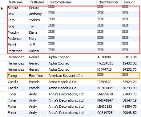 MySQL LEFT JOIN - python tutorials