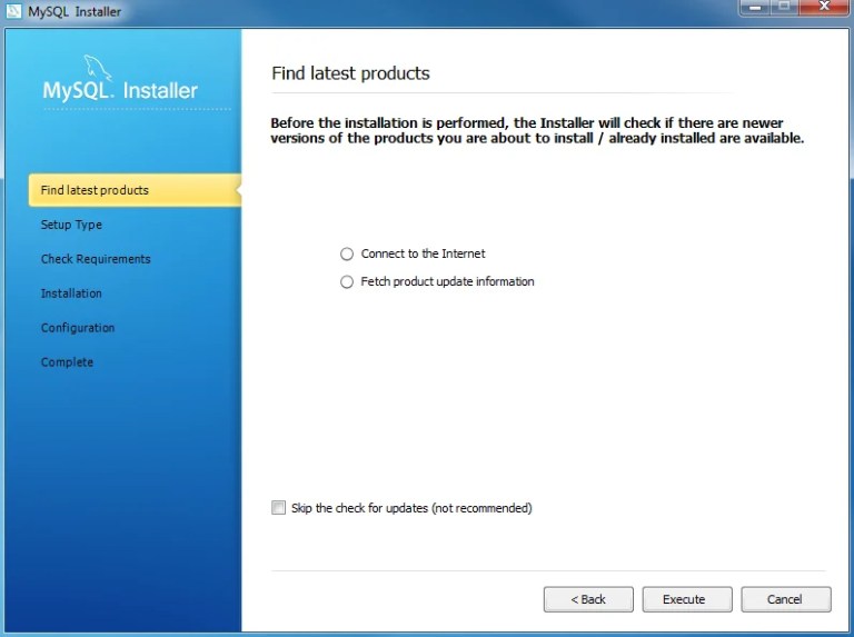 Install MySQL - python tutorials