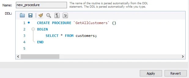 MySQL CREATE PROCEDURE - python tutorials