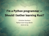 рџ ў Resources Berlin Python User Groups
