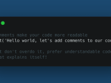 Python Comment What It Is And How To Create Python Land Coding Practices