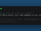 Python Comment What It Is And How To Create Python Land Coding Practices