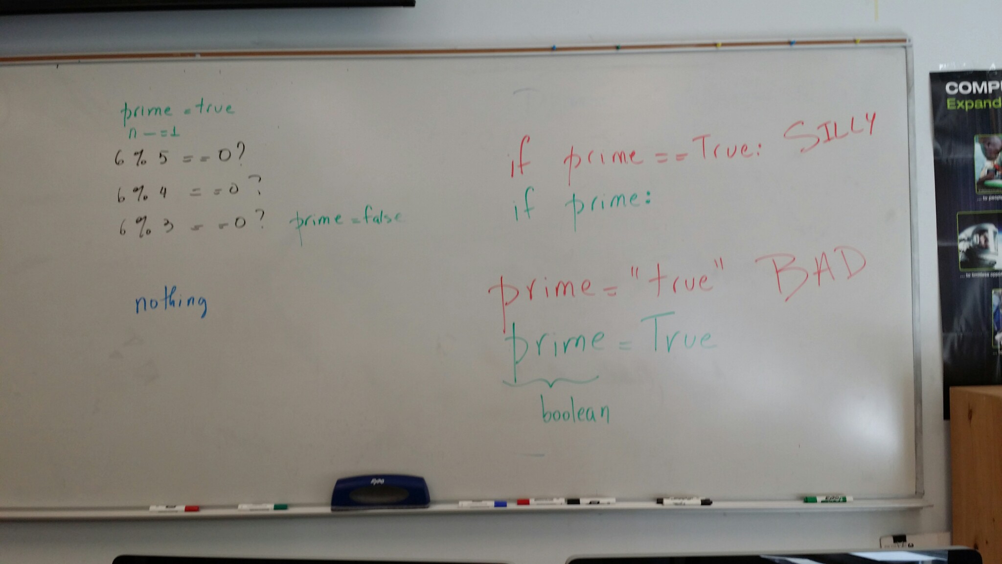 THE WHITE/BLACK BOARD | Mrs. Elia's Python