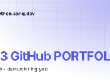 13 Github Portfolio Python Sariq Dev