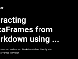Extracting Dataframes From Markdown Using Pandas Instructor
