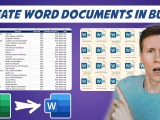 Generate Ms Word Documents In Bulk Based On An Excel List Using Python