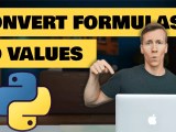 Convert All Excel Formulas Into Values Using Python Python Vba