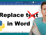 Replace Text In Multiple Word Documents With Python Python Vba