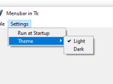 Menubar In Tk Tkinter Python Assets