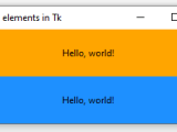 Placing Widgets In Tk Tkinter Python Assets