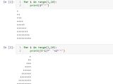 Print Triangle With Using Single For Loop Pythonbaba