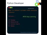 Learn From Basic In Data Science Using Python 100dayslearning Python