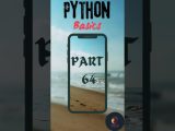 Python Basics Part 64 Phython Pandas Datascience
