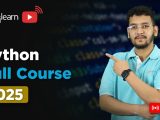 Python Full Course 2025 Python Programming Tutorial For Beginners