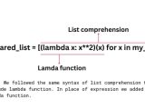 How To Use Lambda Function In List Comprehension In Python