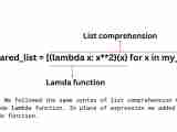 How To Use Lambda Function In List Comprehension In Python