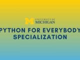 Learn Python From University Of Michigan 5 Course Specialization