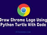 Draw Chrome Logo Using Python Turtle Pythondex