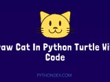 Draw Cat In Python Turtle Pythondex