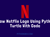 Draw Netflix Logo Using Python Turtle Library Pythondex