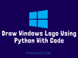 Draw Windows Logo Using Python Pythondex