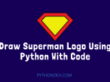 Draw Superman Logo Using Python Turtle Pythondex