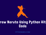 Draw Naruto Using Python With Turtle Pythondex