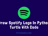 Draw Spotify Logo In Python Turtle Pythondex