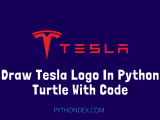 Draw Tesla Logo In Python Turtle Pythondex