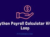 Python Payroll Calculator With Loop Pythondex