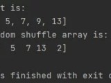 How To Shuffle An Array In Numpy Pythoneo Python Programming